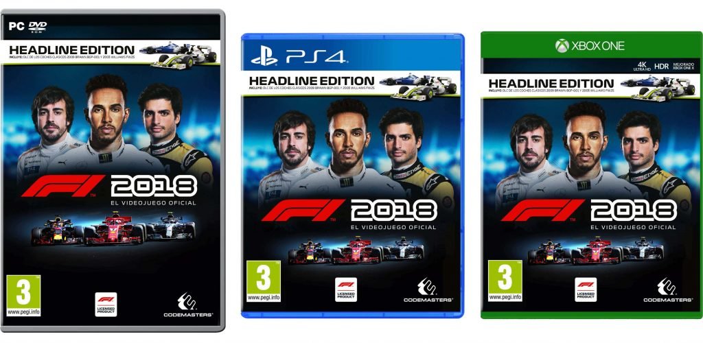 Fórmula 1 filtrada la Nueva entrega de F1 2018 para Xbox,PC y PS4 ...