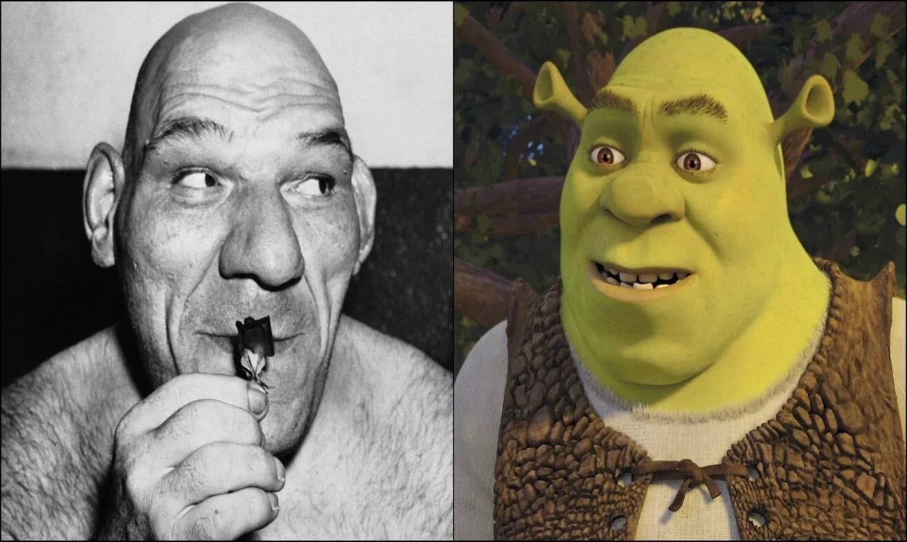 La historia de Shrek se basó en la conmovedora vida de Maurice Tillet